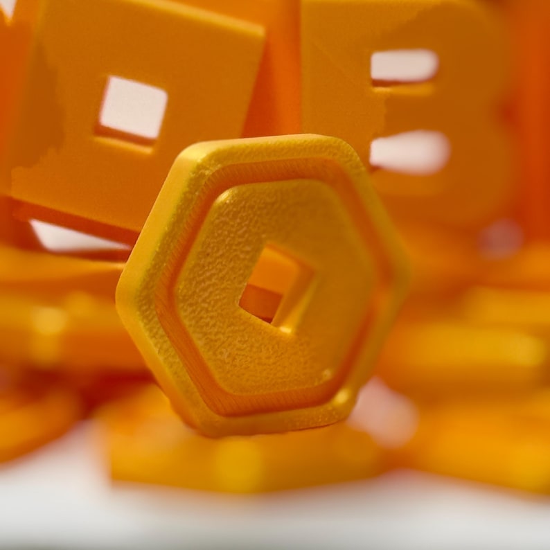 Roblox Robux Gold Coins – 3D Printed Play Money for Kids, Roblox ...