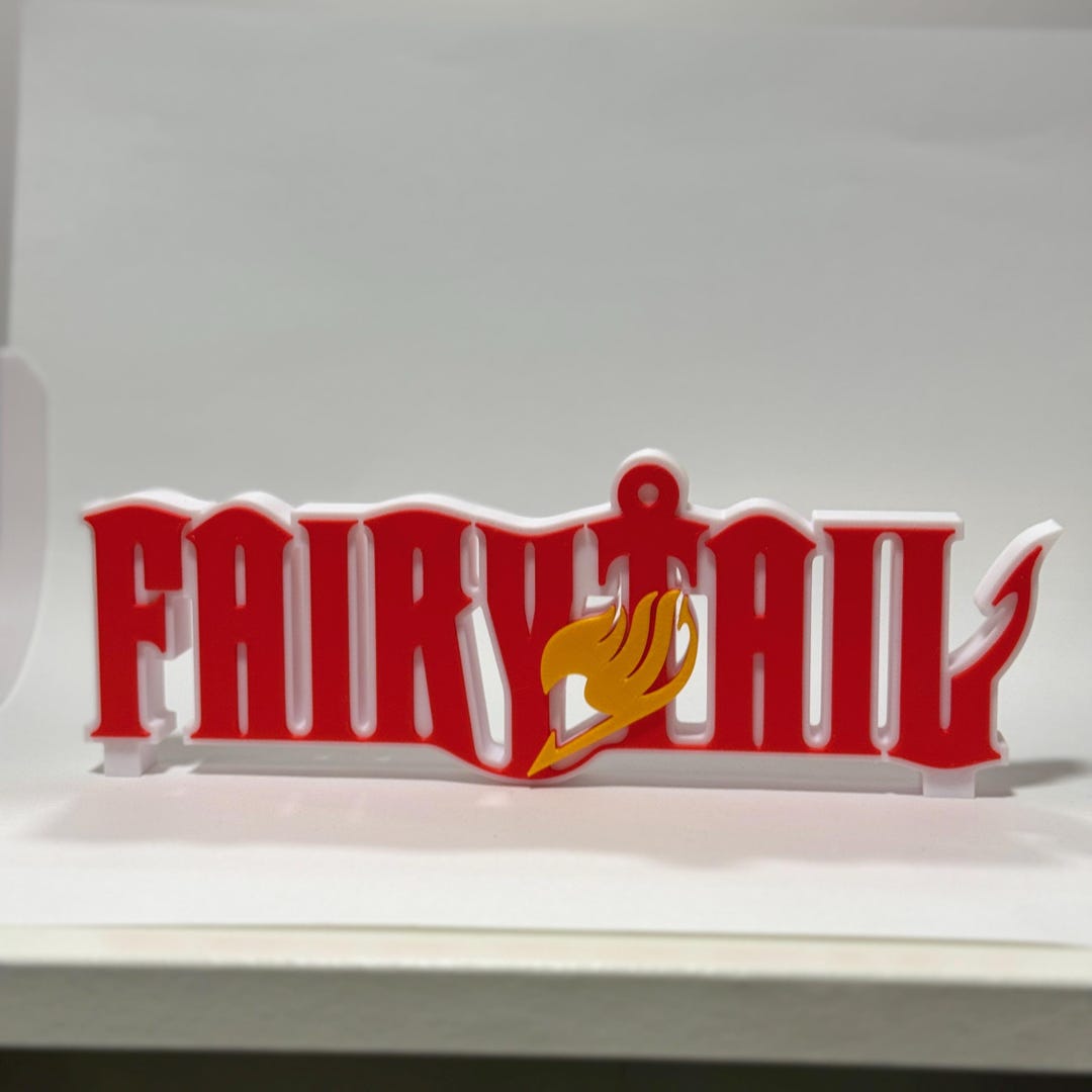 FAIRY TAIL LOGO 3D Print | Anime Wall Art for Room Decor | Japanese Art ...