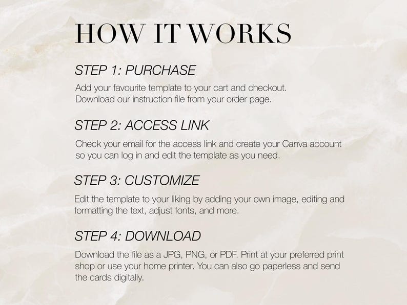 Modern RSVP Card, Minimalist Wedding Response Card, Wedding Insert, DIY ...