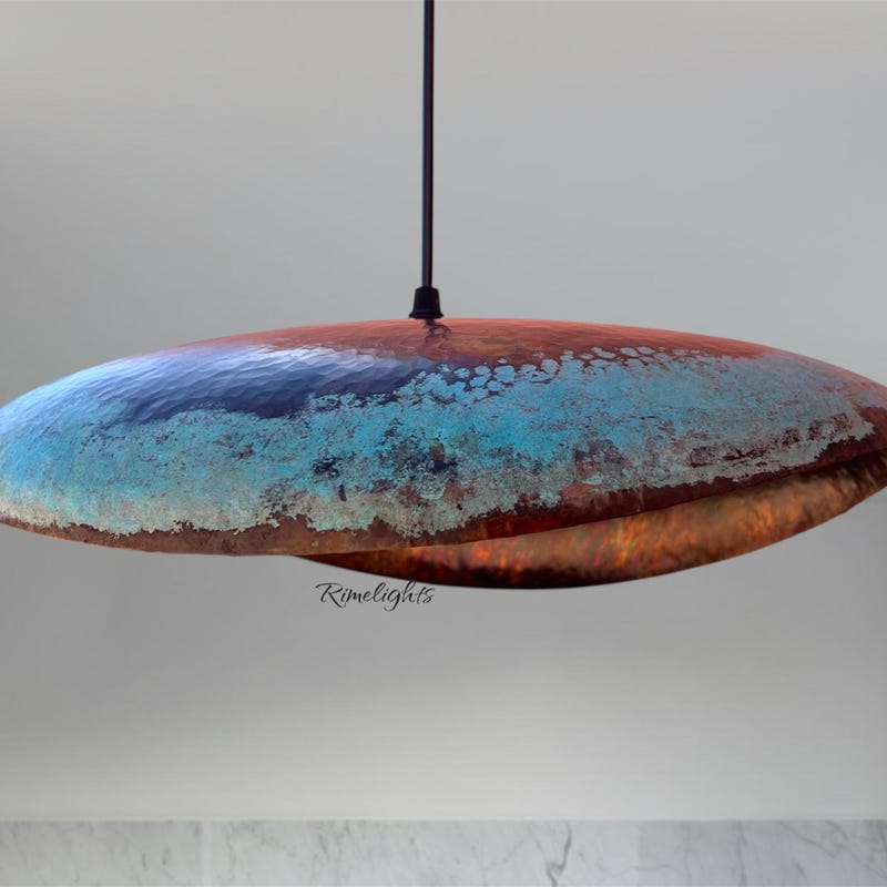 Brass Light Fixture Ocean - Etsy