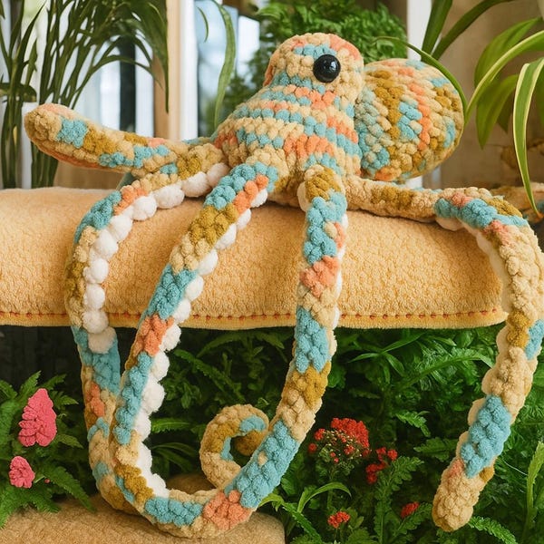 Giant Octopus Crochet Pattern - Etsy