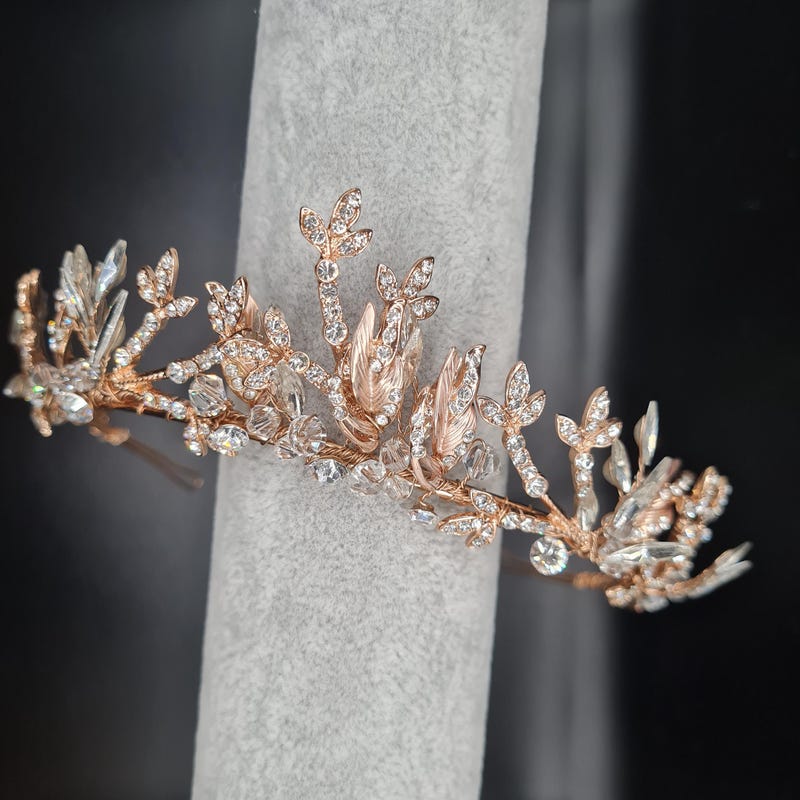 Rose Gold Tiara - Etsy
