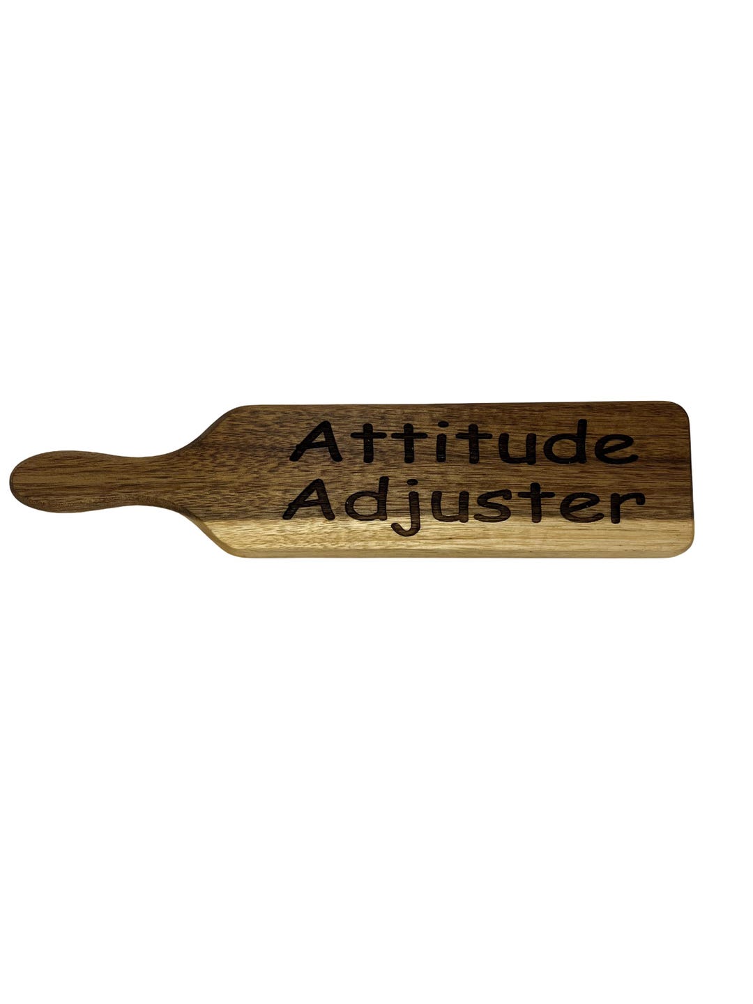 Laser Engraved Wood Attitude Adjustment Paddle With Use Instructions ...