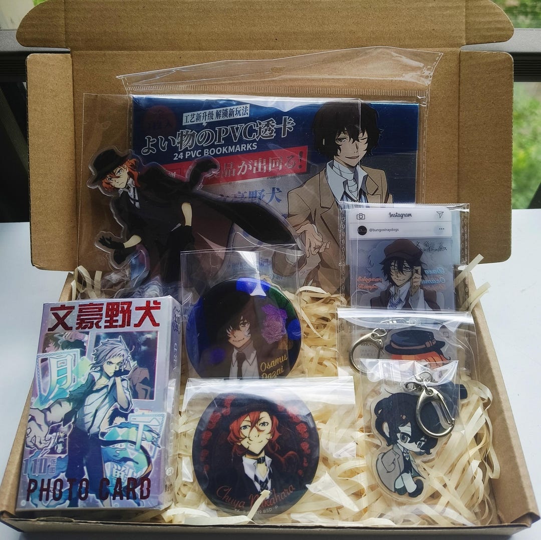 Bungou Stray Dogs Gift Box | Anime Merch Set | Atsushi Dazai Anime Gift ...