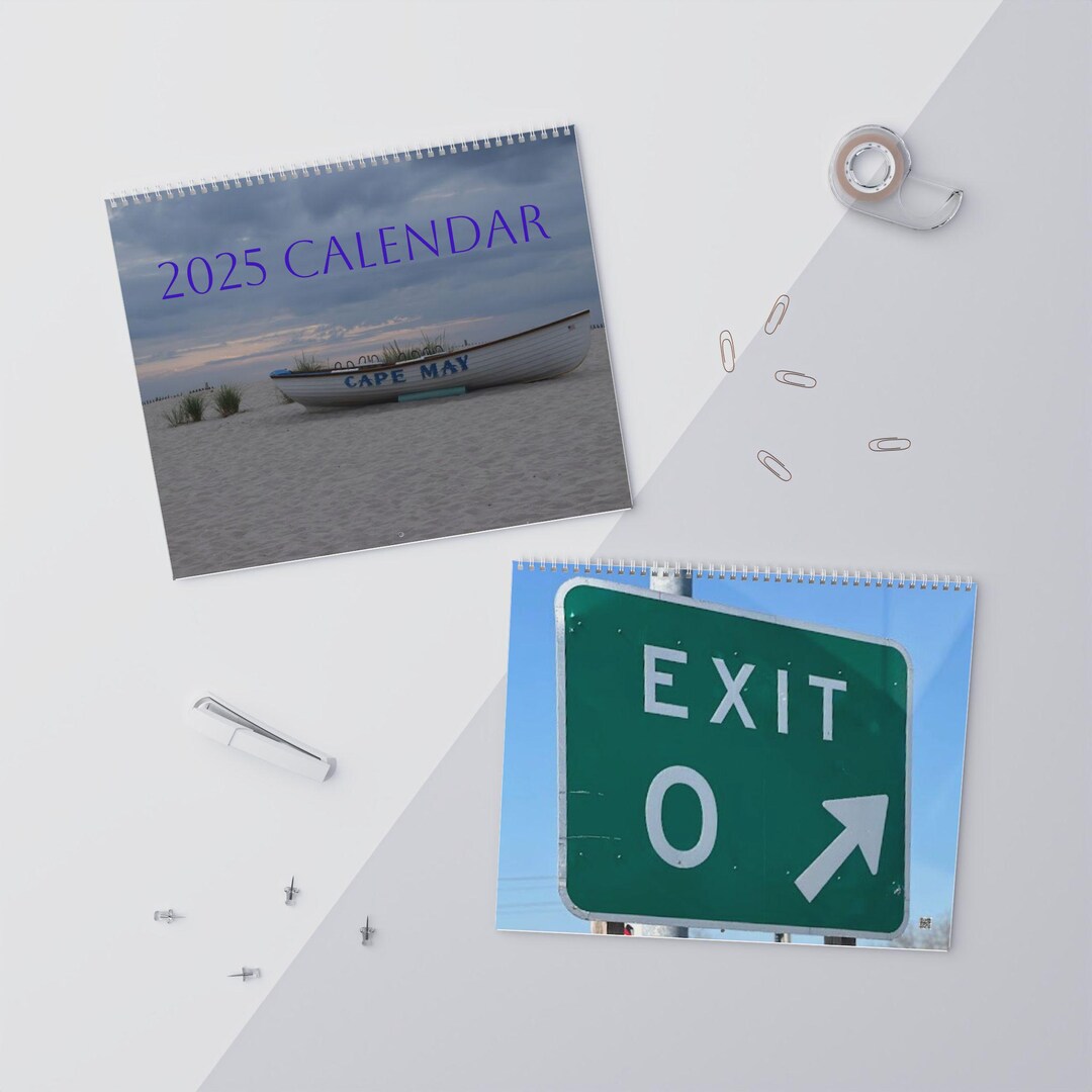 Cape May Beach Wall Calendars (2025) - Etsy