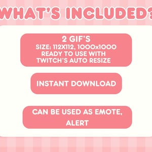 Animated Pink Raid Emote: Kawaii Twitch Streamer GIF (digital Download ...