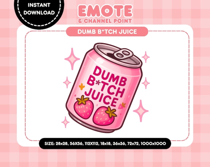 Dumb B Juice Vinyl Sticker - Etsy