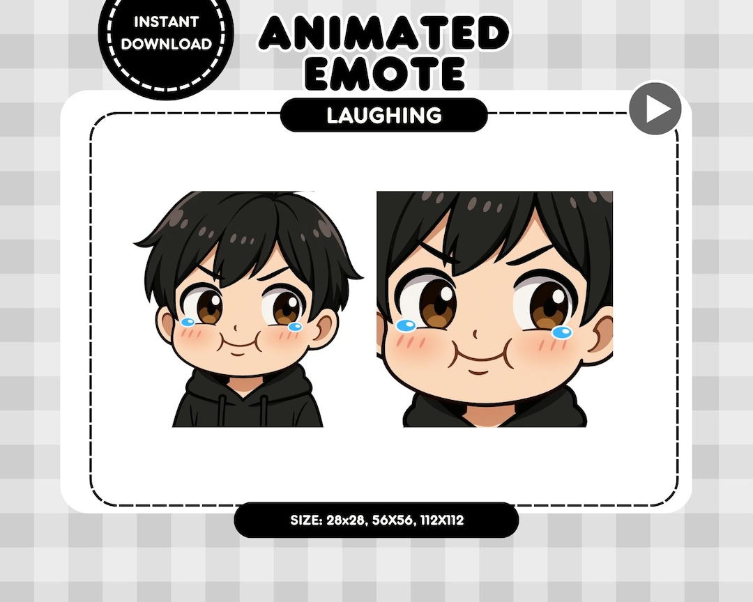 Animated LOL Chibi Emote | Laughing Twitch Emote for Streamers ...