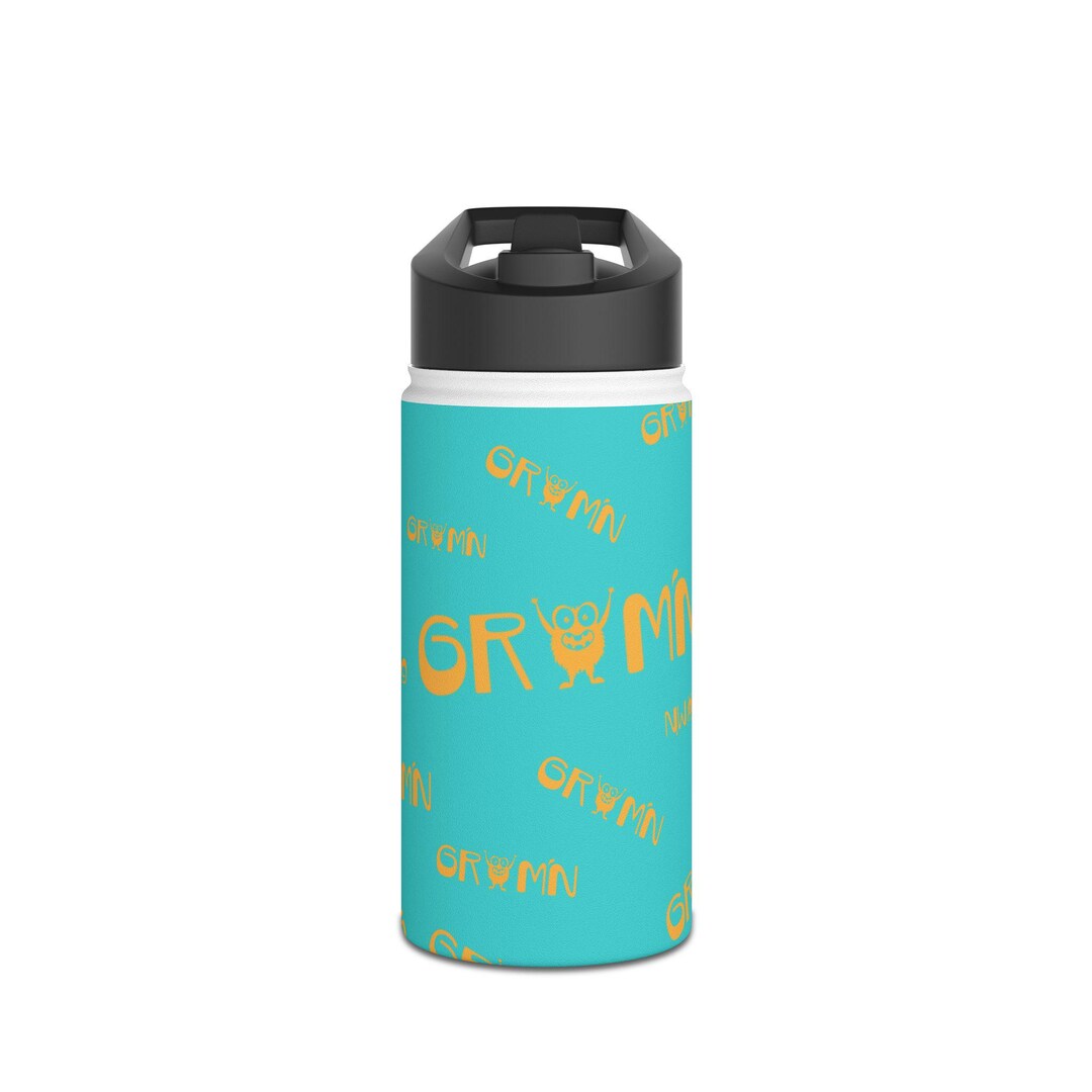 Grom'n Monster Stainless Steel Water Bottle, Standard Lid - Etsy