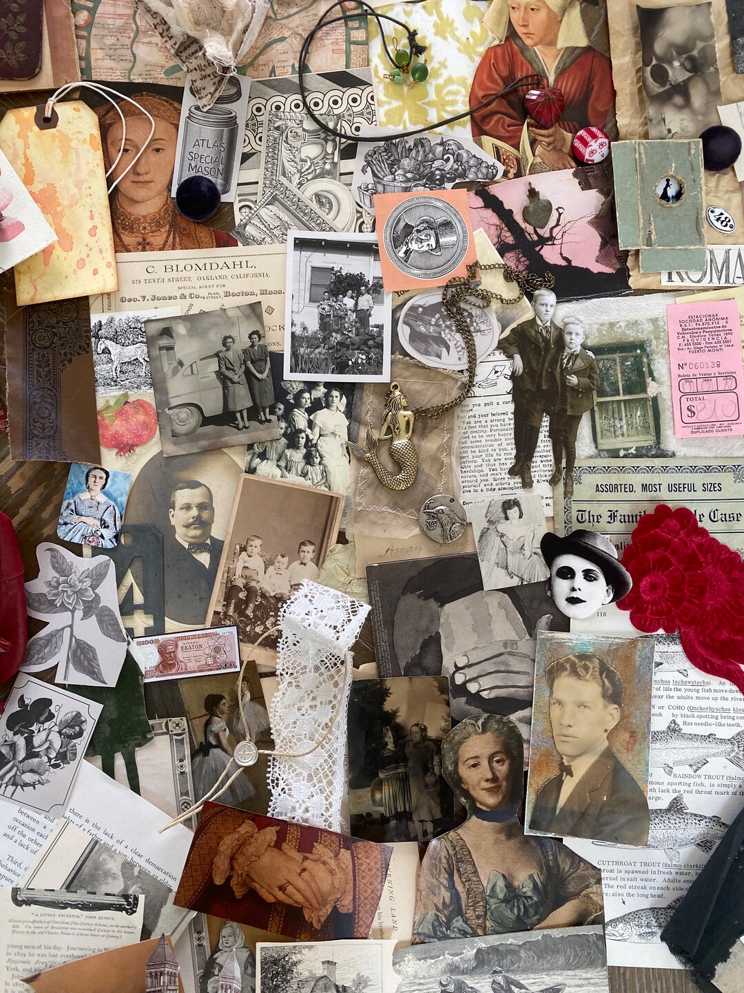 Huge Collage Ephemera Lot for Junk Journals or Collage - Etsy