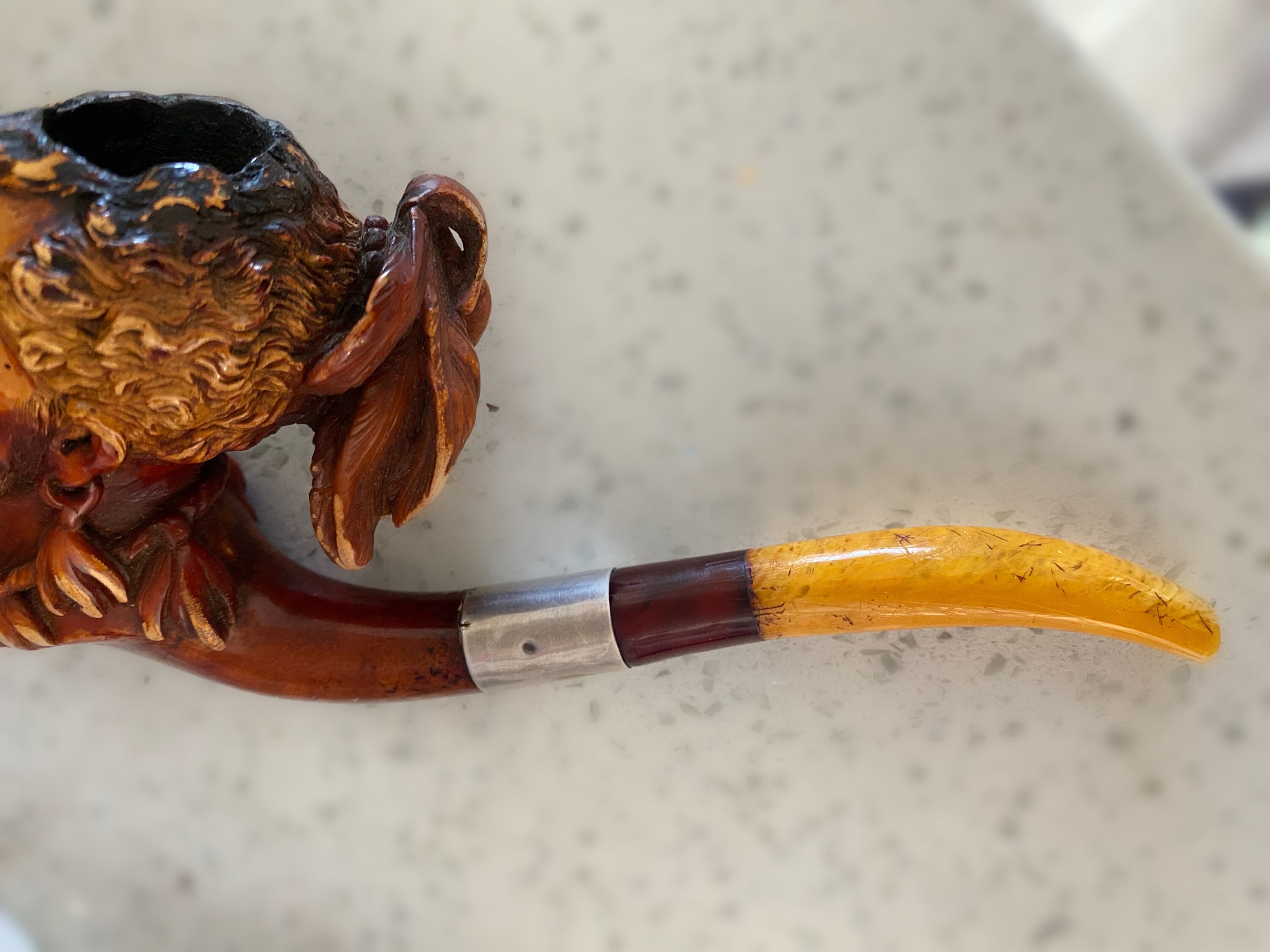 ANTIQUE Meerschaum Pipe of Tribal Chief From the Orient - Etsy