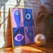 Modern Evil Eye Bead Digital Poster | Abstract Hand and Eye Design ...