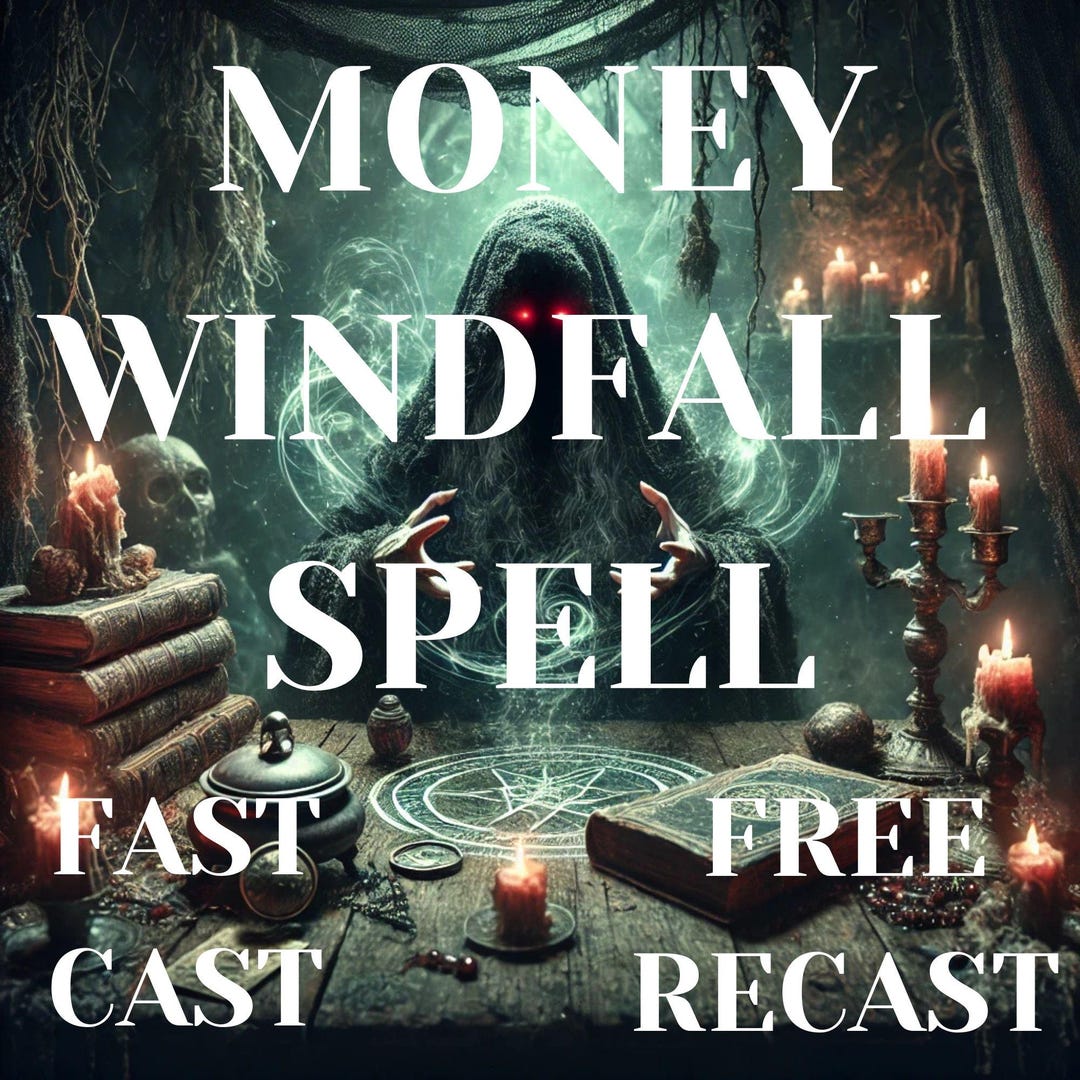 Money Windfall Spell Attract Unexpected Financial Gains & Manifest ...