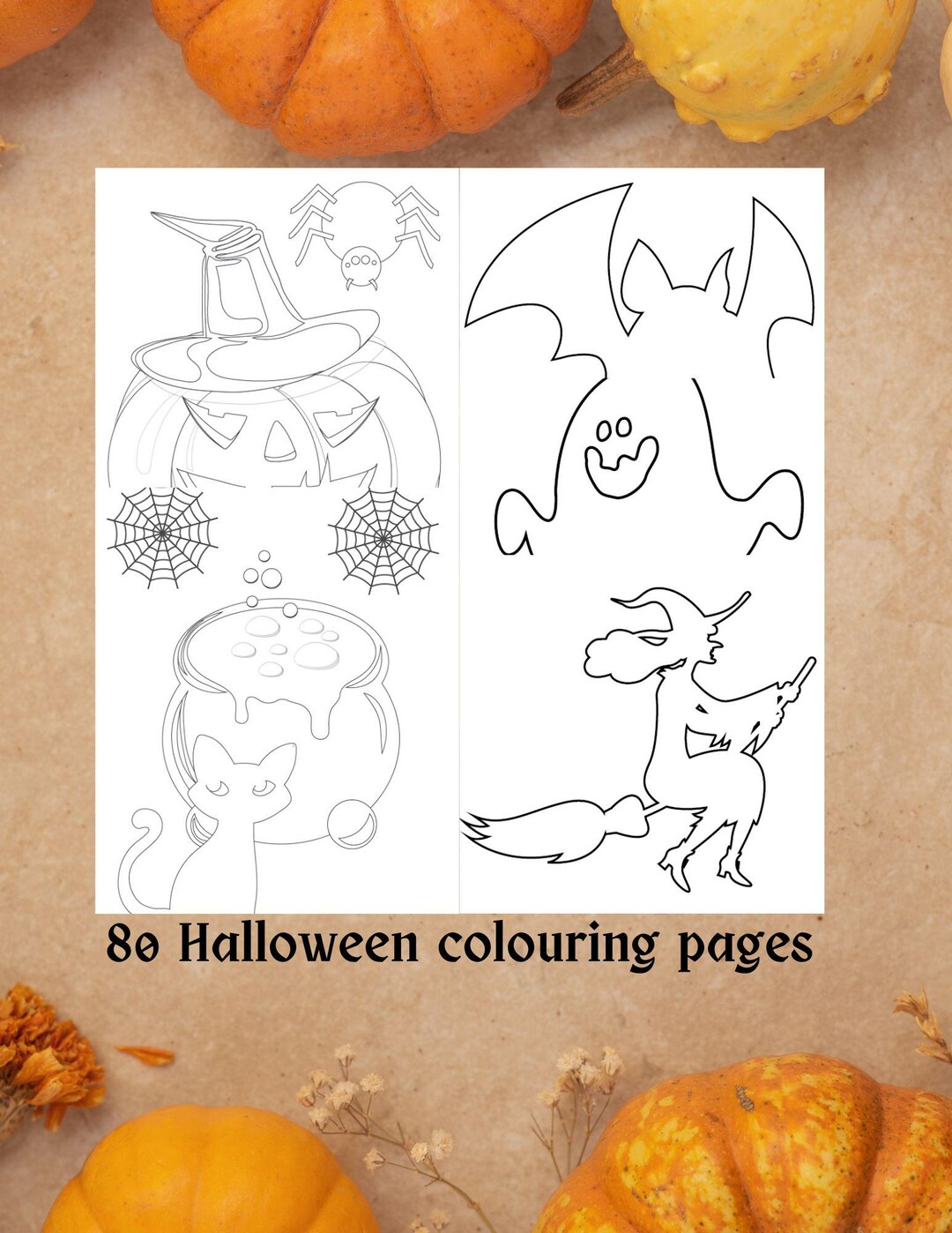 Halloween Colouring Pages for Kids - 80 Coloring Pages for Halloween ...