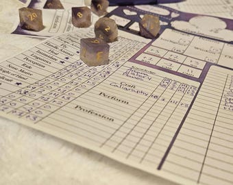 Pathfinder 1E Character Quick Reference Sheet - Printable Character ...