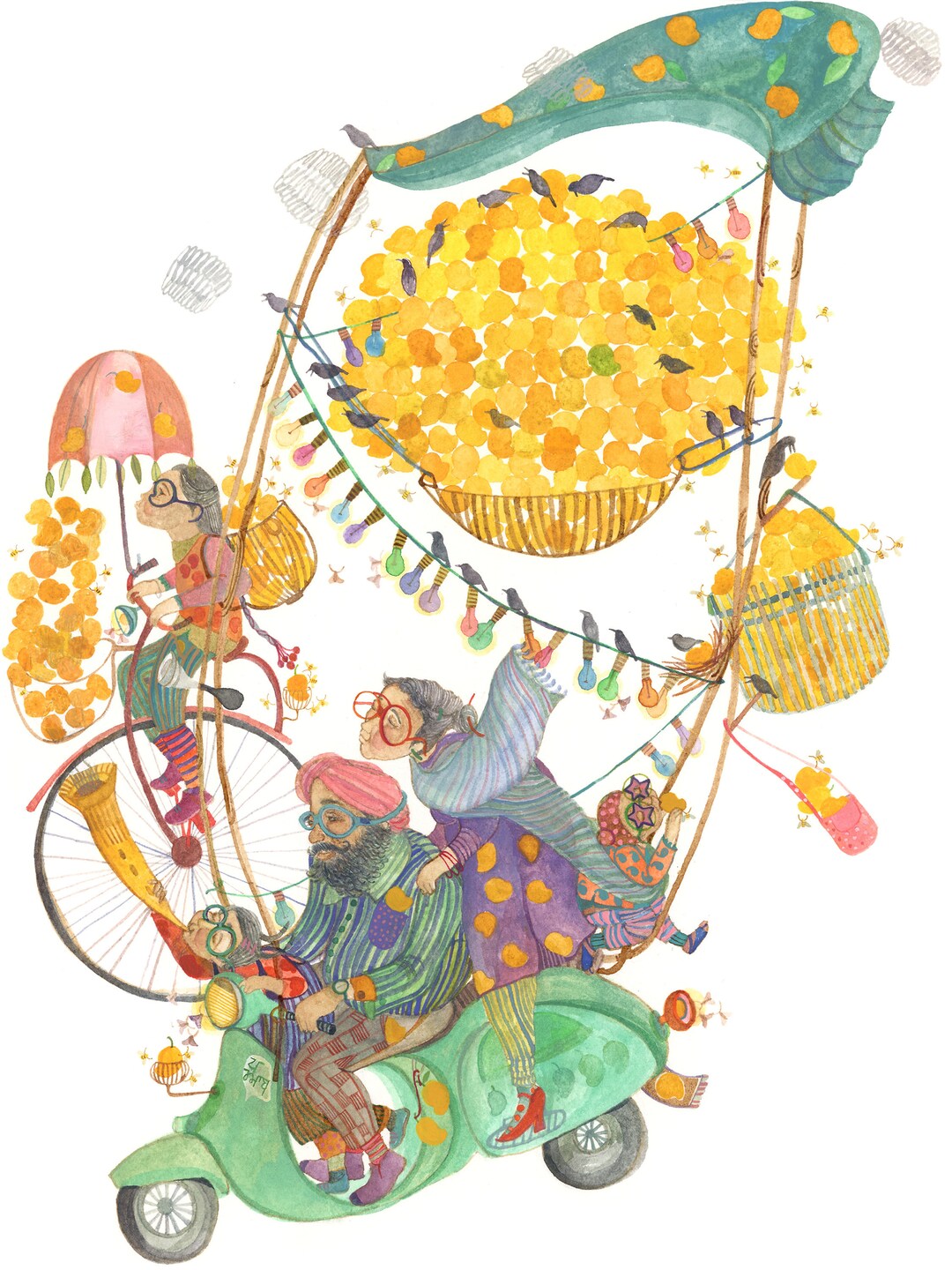 Mango Days of Summer- Giclee Reproduction of My Watercolor Painting - Etsy