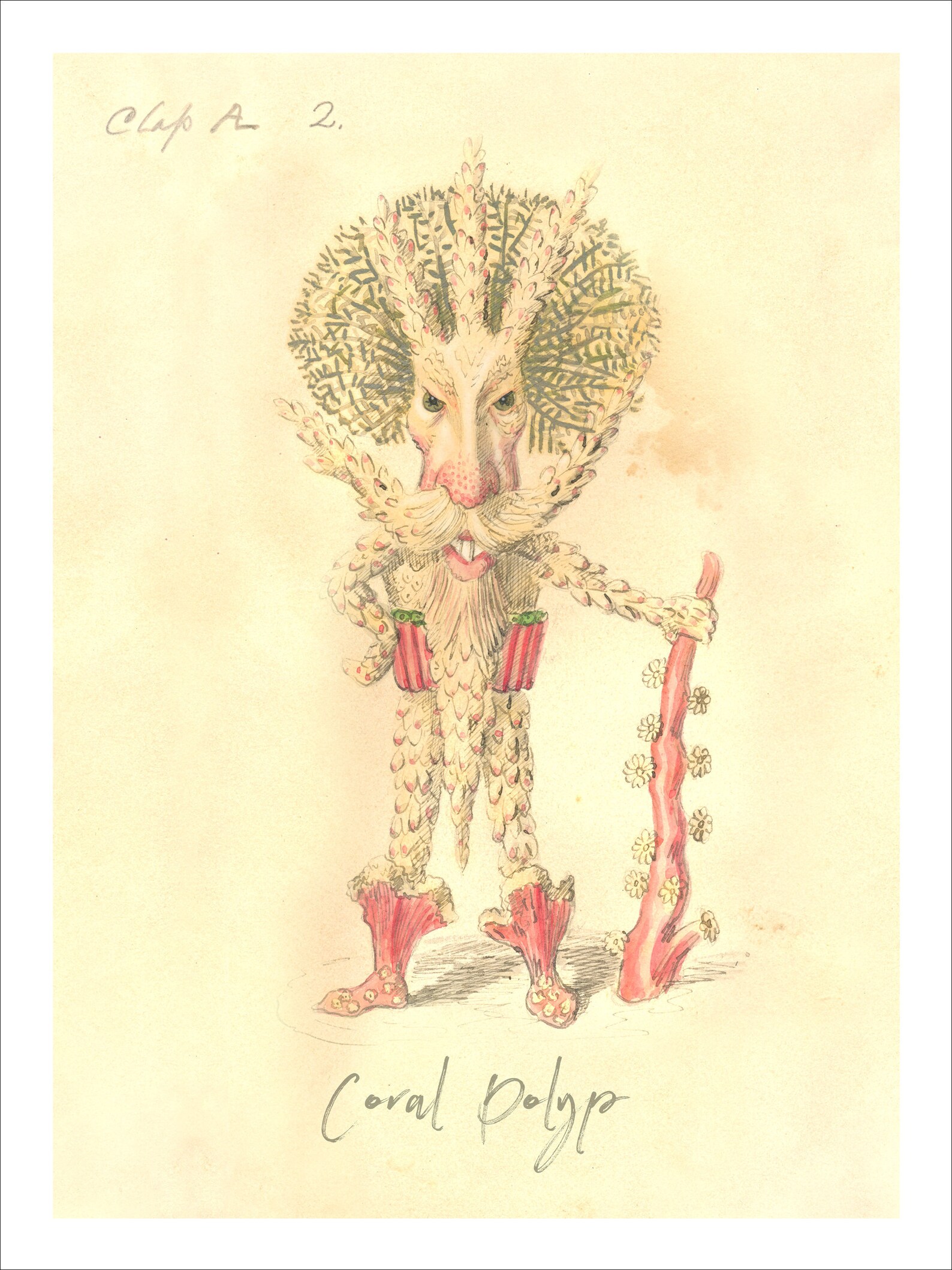 Charles Briton: Coral Polyp "missing Links" Carnival Costume From Mardi ...