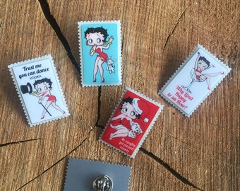 Betty Boop Lil' Devil Betty Boop Enamel Pin - Etsy