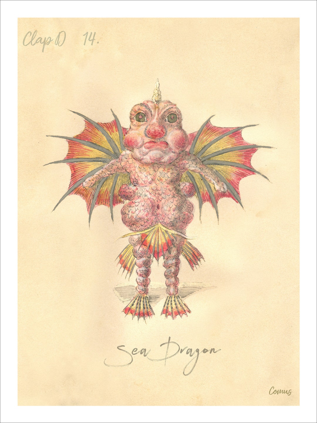 Charles Briton: Sea Dragon - Etsy