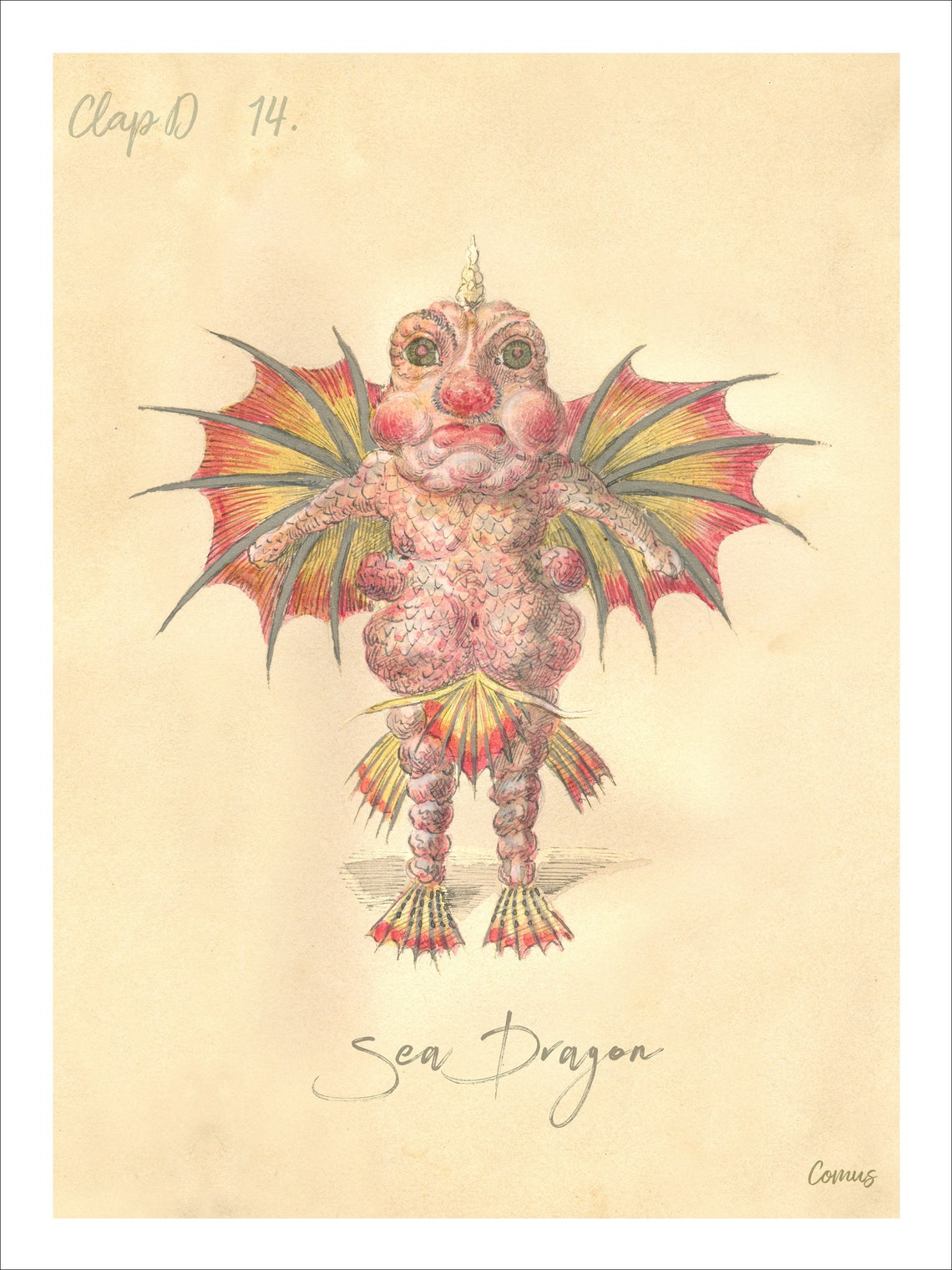 Charles Briton: Sea Dragon - Etsy