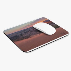 Desert Sunset Mouse Pad: Nature-inspired Desk Accessory 9"x8" - Etsy