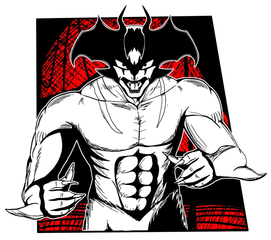 Devilman Anime Manga Go Nagai Poster 20x17 - Etsy