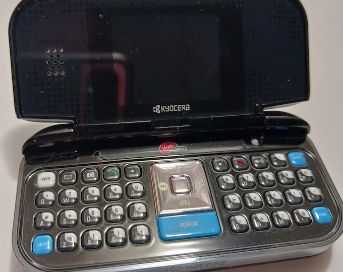Kyocera Flip With Full Keyboard Vintage Virgin Moble Cell Phone - Etsy