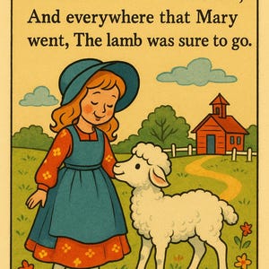 Nursery Rhymes Poster Bundle – 10 Classic Kids Songs for Nursery or ...