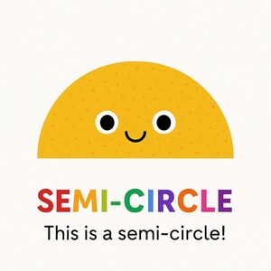 Printable Shape Flashcards for Kids | Cute Kawaii Shapes Poster ...