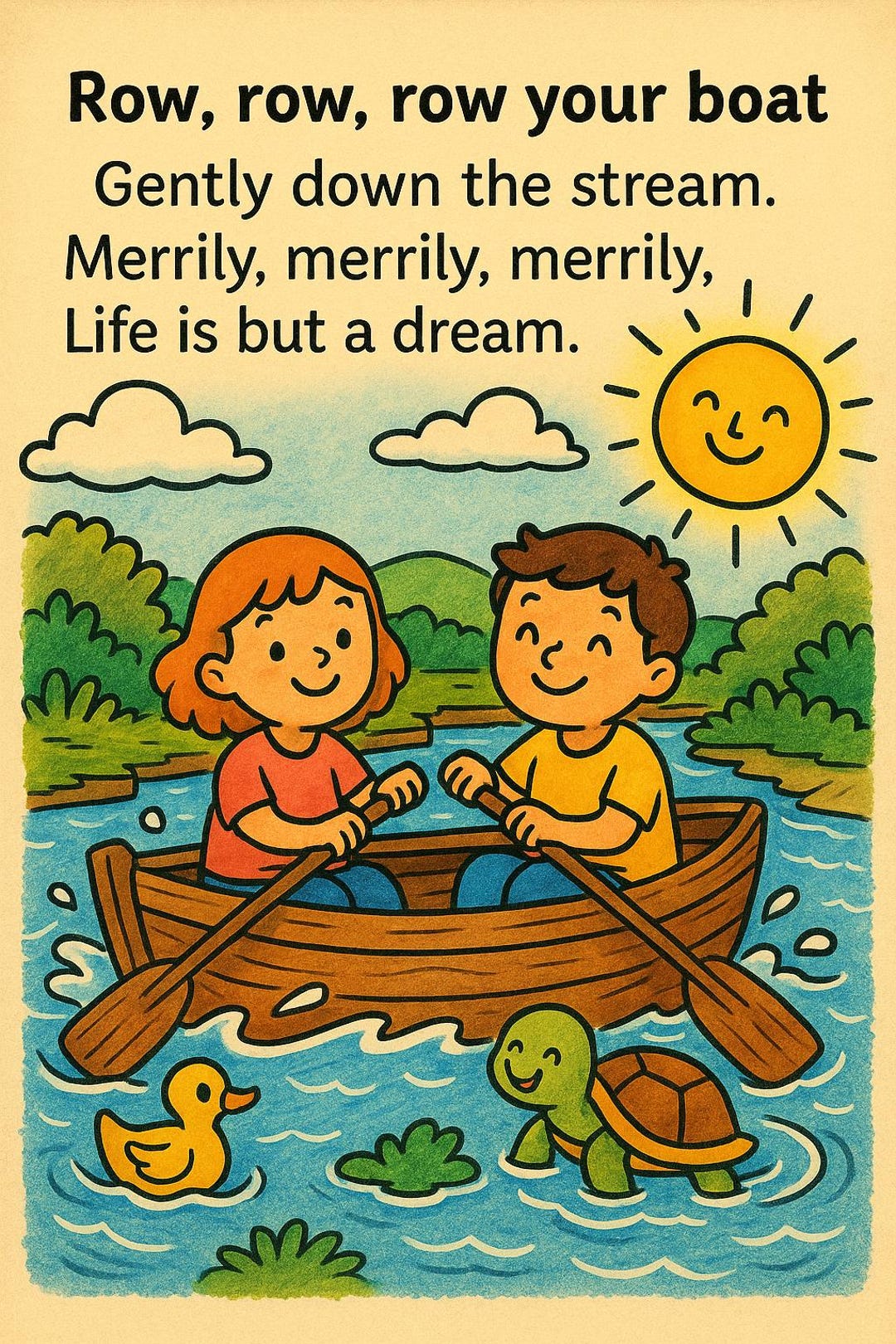 Nursery Rhymes Poster Bundle – 10 Classic Kids Songs for Nursery or ...