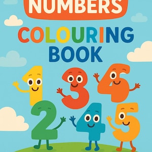 Printable Numbers Colouring Book for Kids – 1 to 10 Educational ...