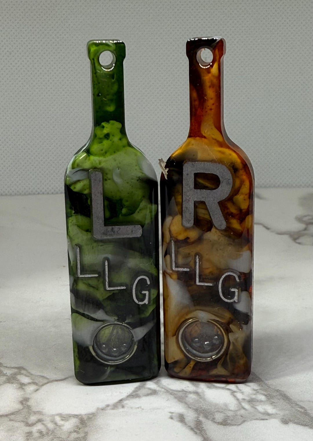 Marble Wine Bottle Xray Markers Set Made With Bbrad Tech Gift Ideasxray ...