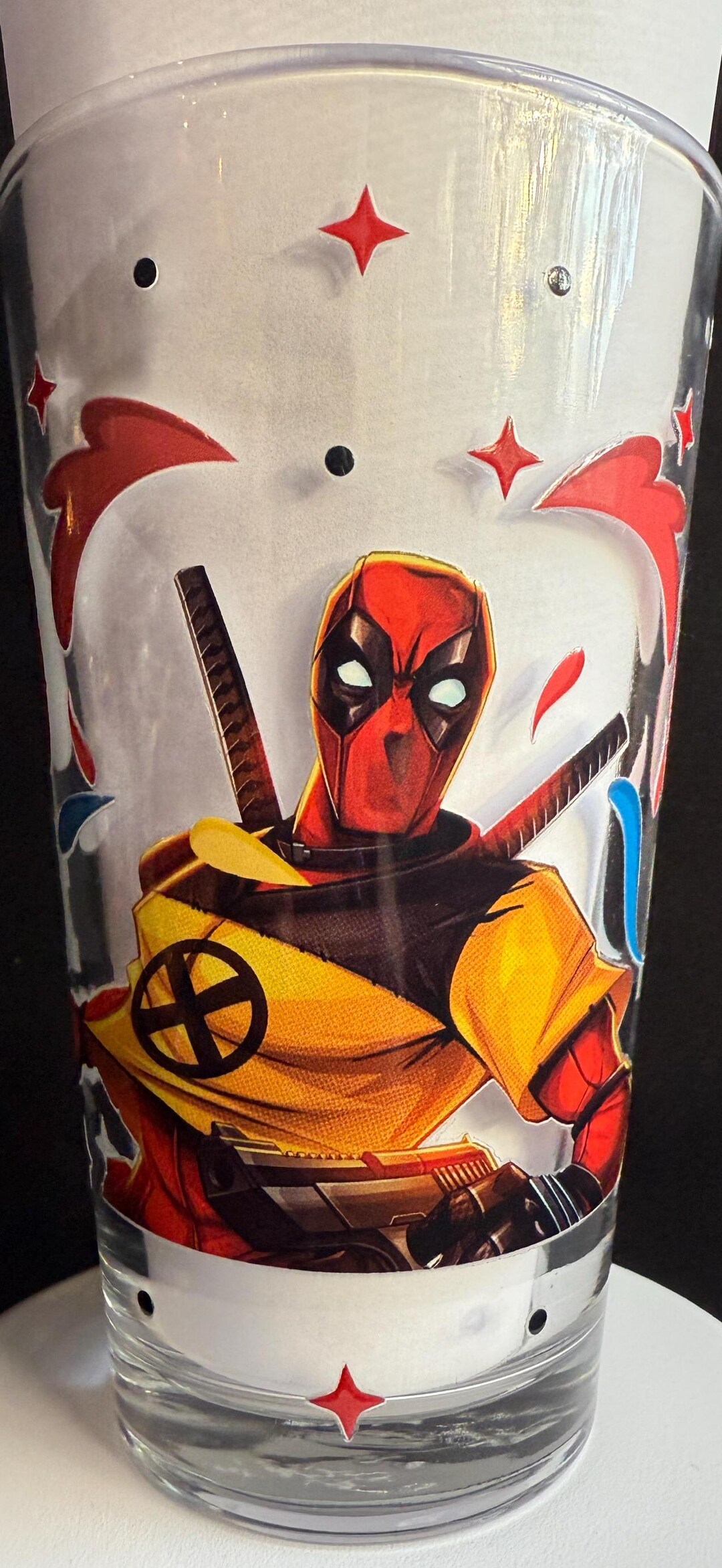 Deadpool Themed Pint Pilsner Glass - Etsy