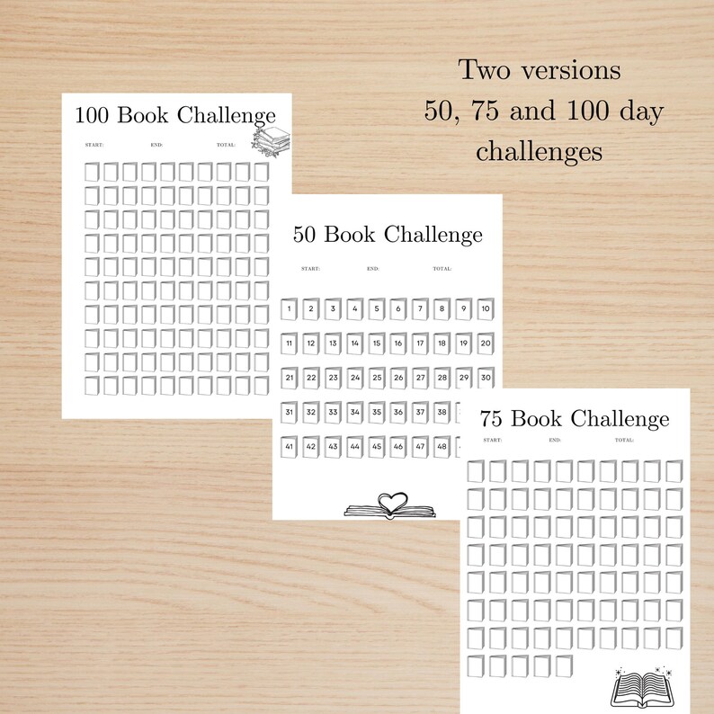 Reading Journal Bundle Printable & Digital | Book Tracker, Book Review ...
