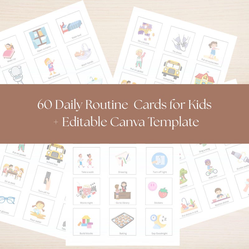 Visual Schedule to Do Done - Etsy