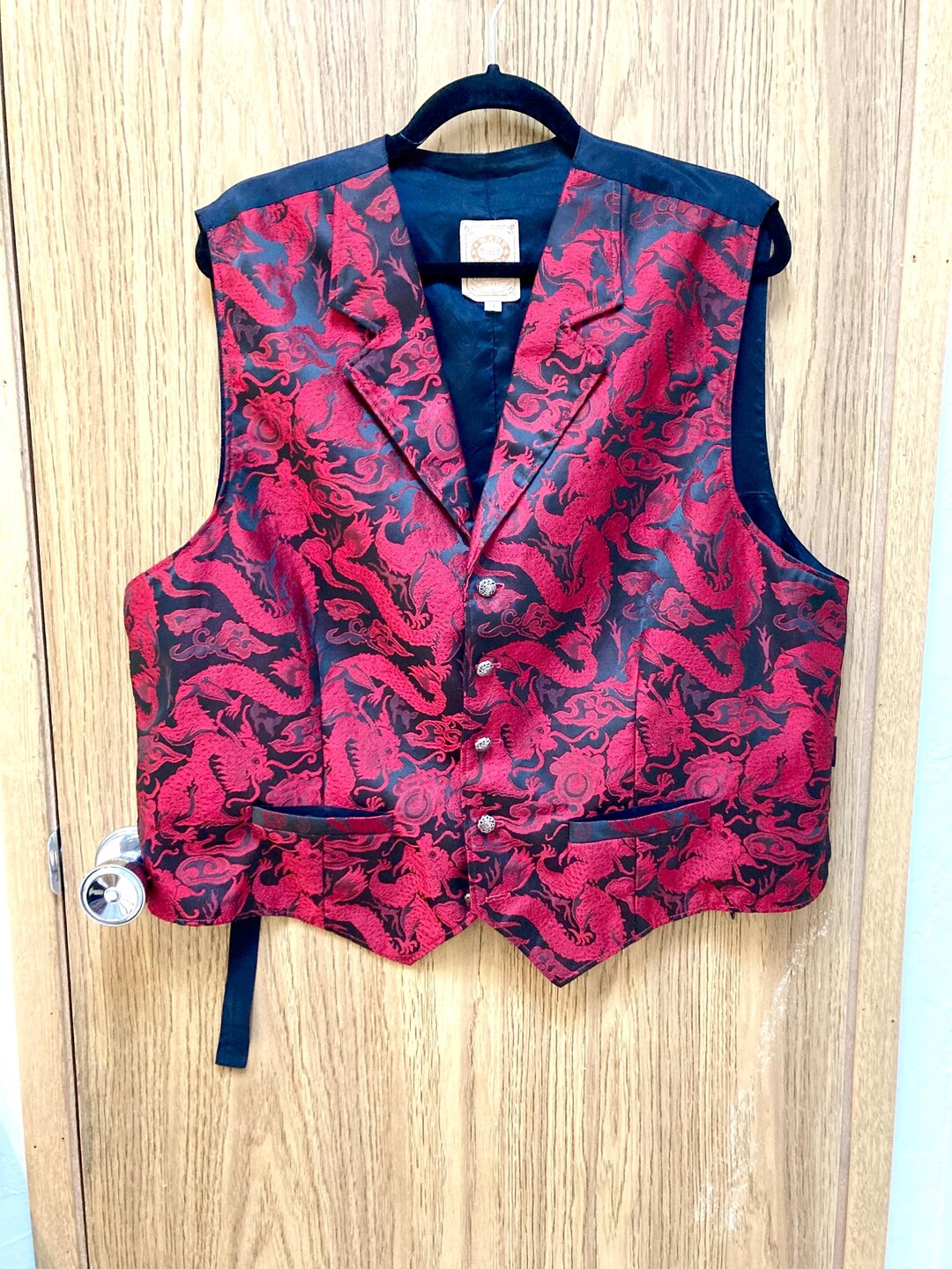 Wah Maker Men's Waistcoat Vest XL Frontier Gambler Gunfighter 1800s ...