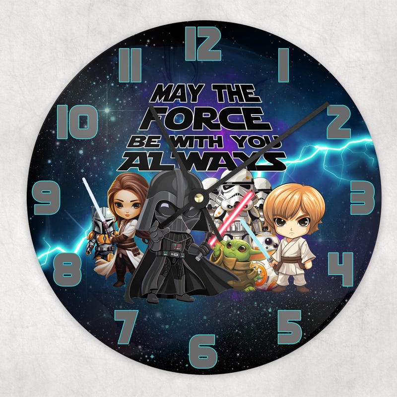 Starwars Clock - Etsy