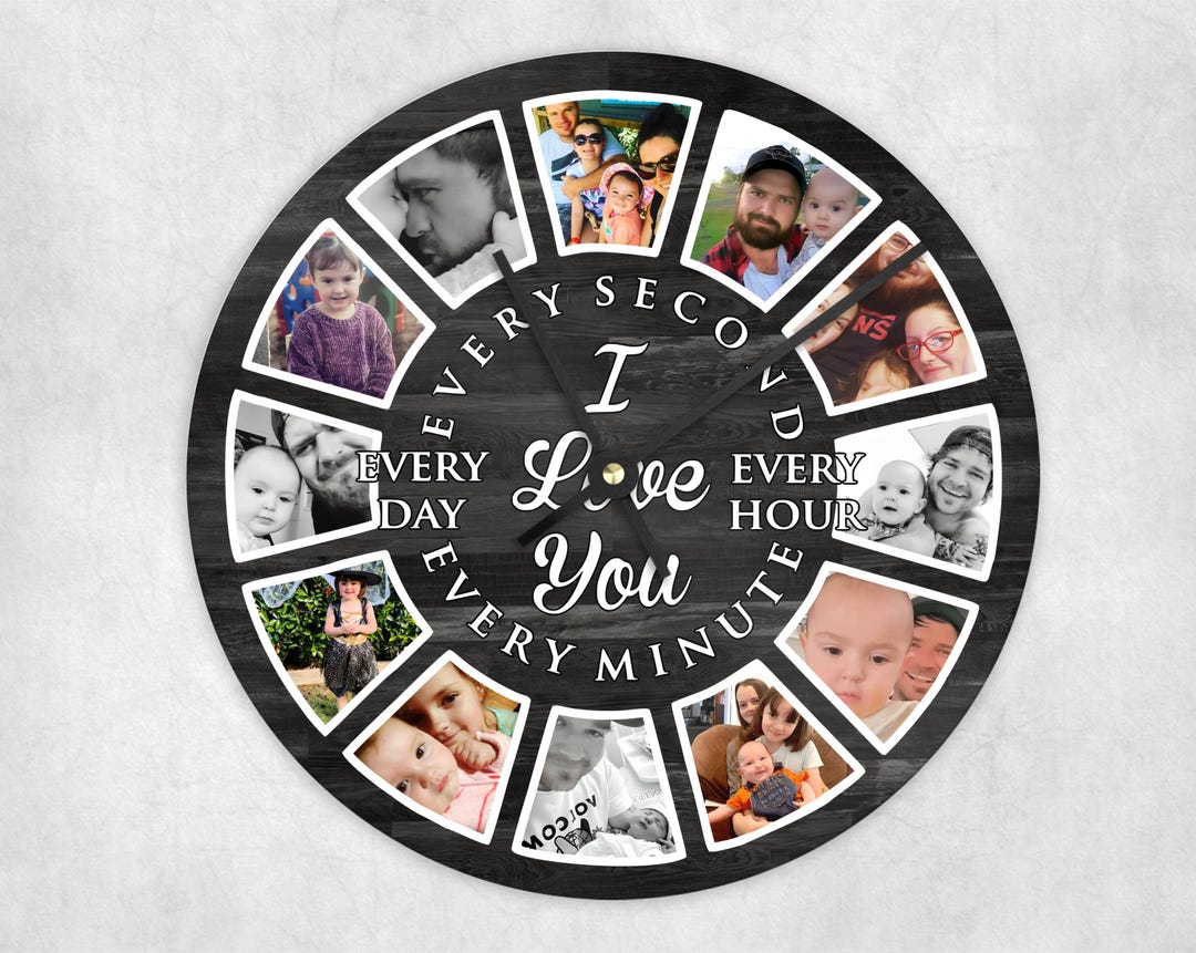 Family Clock PNG, Clock PNG, Sublimation, Cute, Digital Download, Clock ...