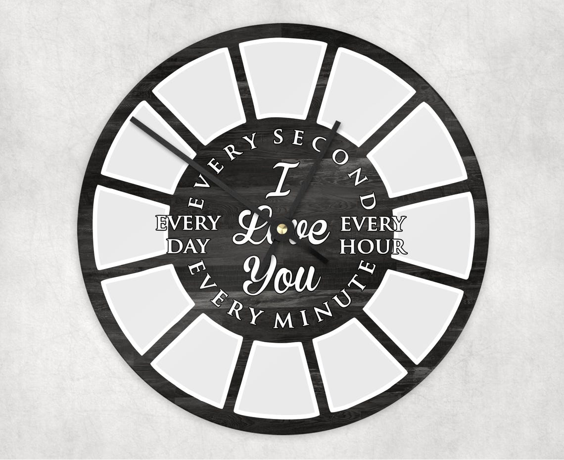 Family Clock PNG, Clock PNG, Sublimation, Cute, Digital Download, Clock Template - Etsy