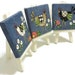 Funky Chicken on Mini Denim Canvas With Easel - Etsy