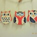 Patriotic Owl Ornament Red White Blue Owl Americana Owl - Etsy