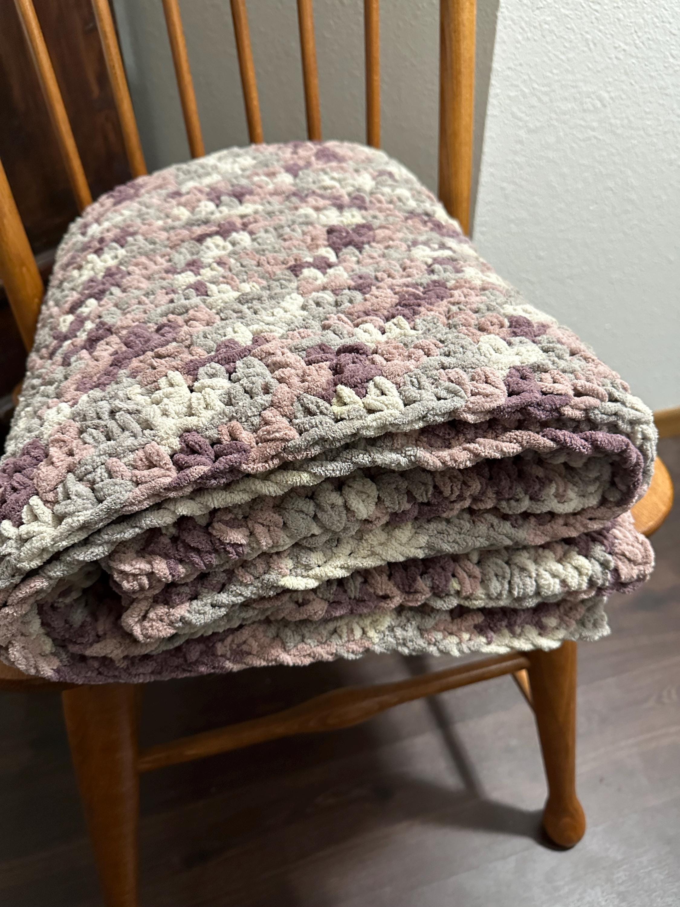 Purple Haze Handmade Crochet Blanket. Soft, Warm, Cozy! Afghan, Throw ...