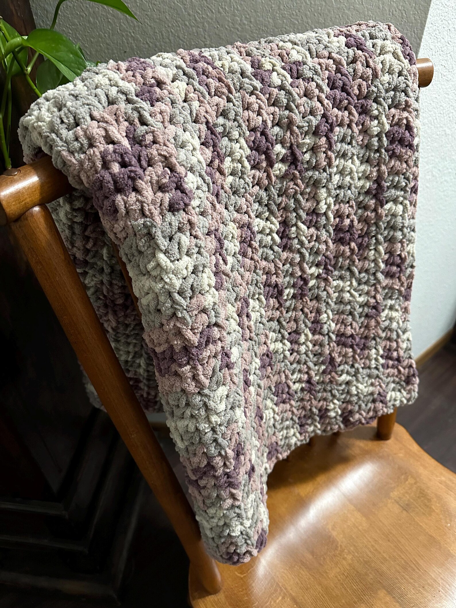 Purple Haze Handmade Crochet Blanket. Soft, Warm, Cozy! Afghan, Throw ...