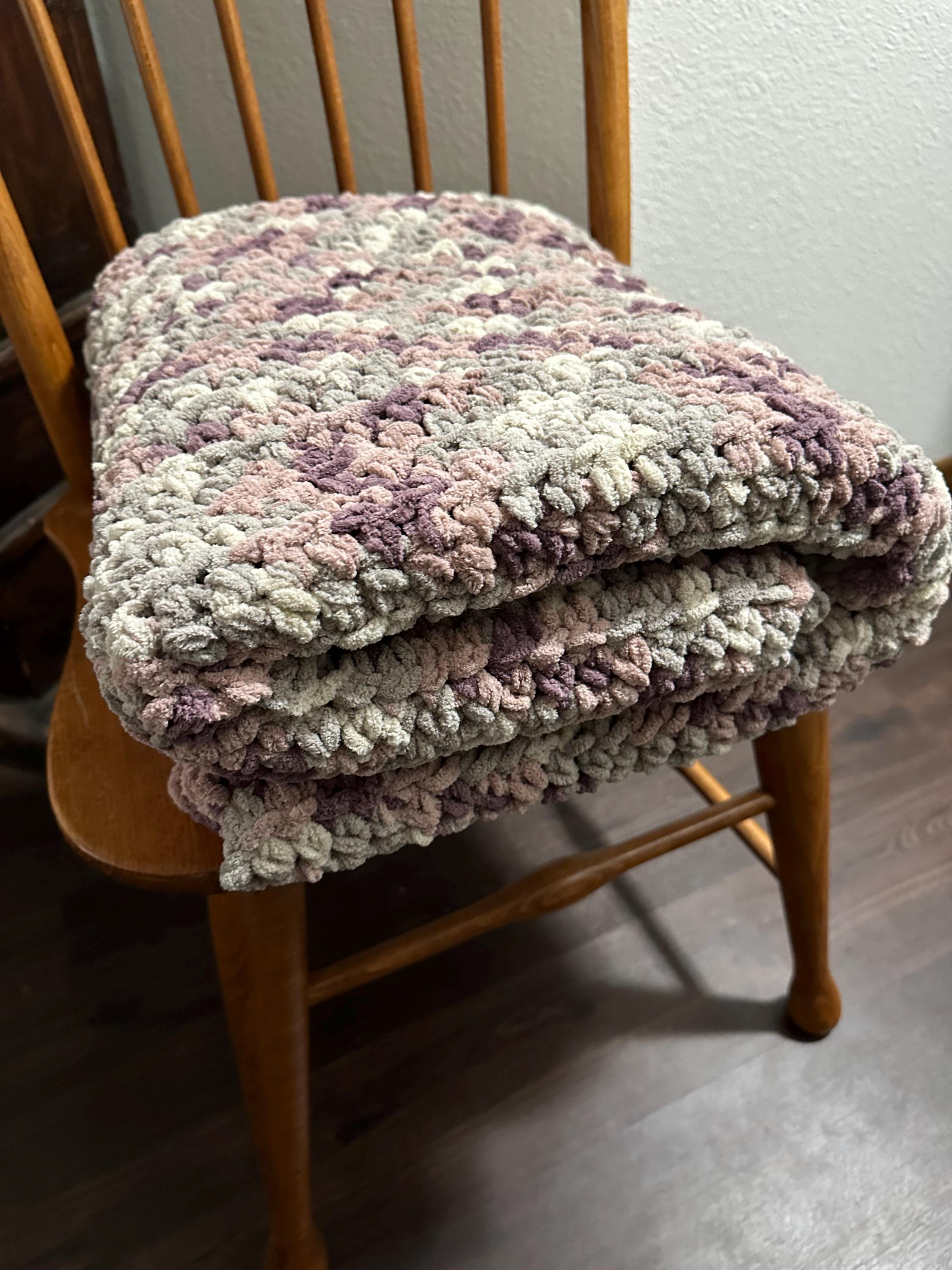 Purple Haze Handmade Crochet Blanket. Soft, Warm, Cozy! Afghan, Throw ...