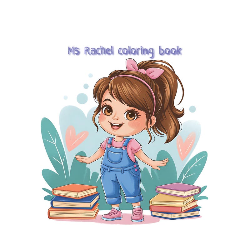 Ms Rachel Coloring Page - Etsy