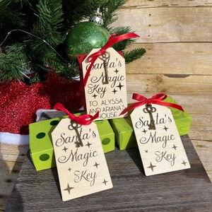 Santa's Magic Key, No Chimney, Special Key, Key Ornament, Christmas for ...