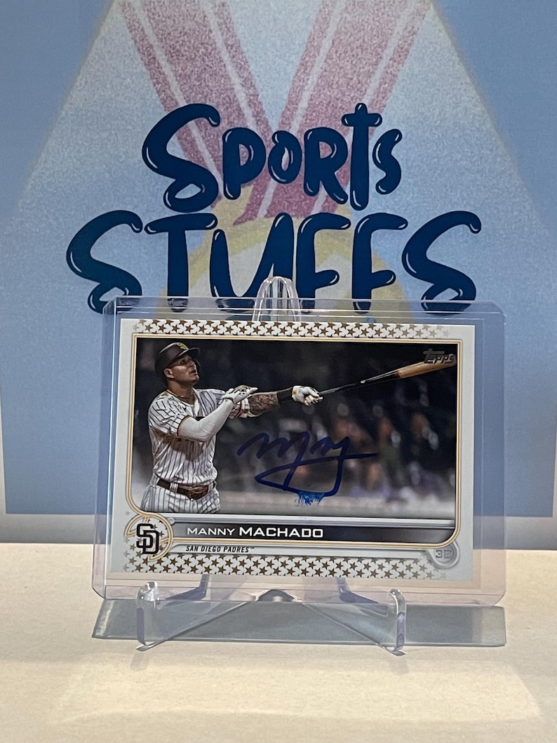 Manny Machado On-card Autographed Card - Etsy