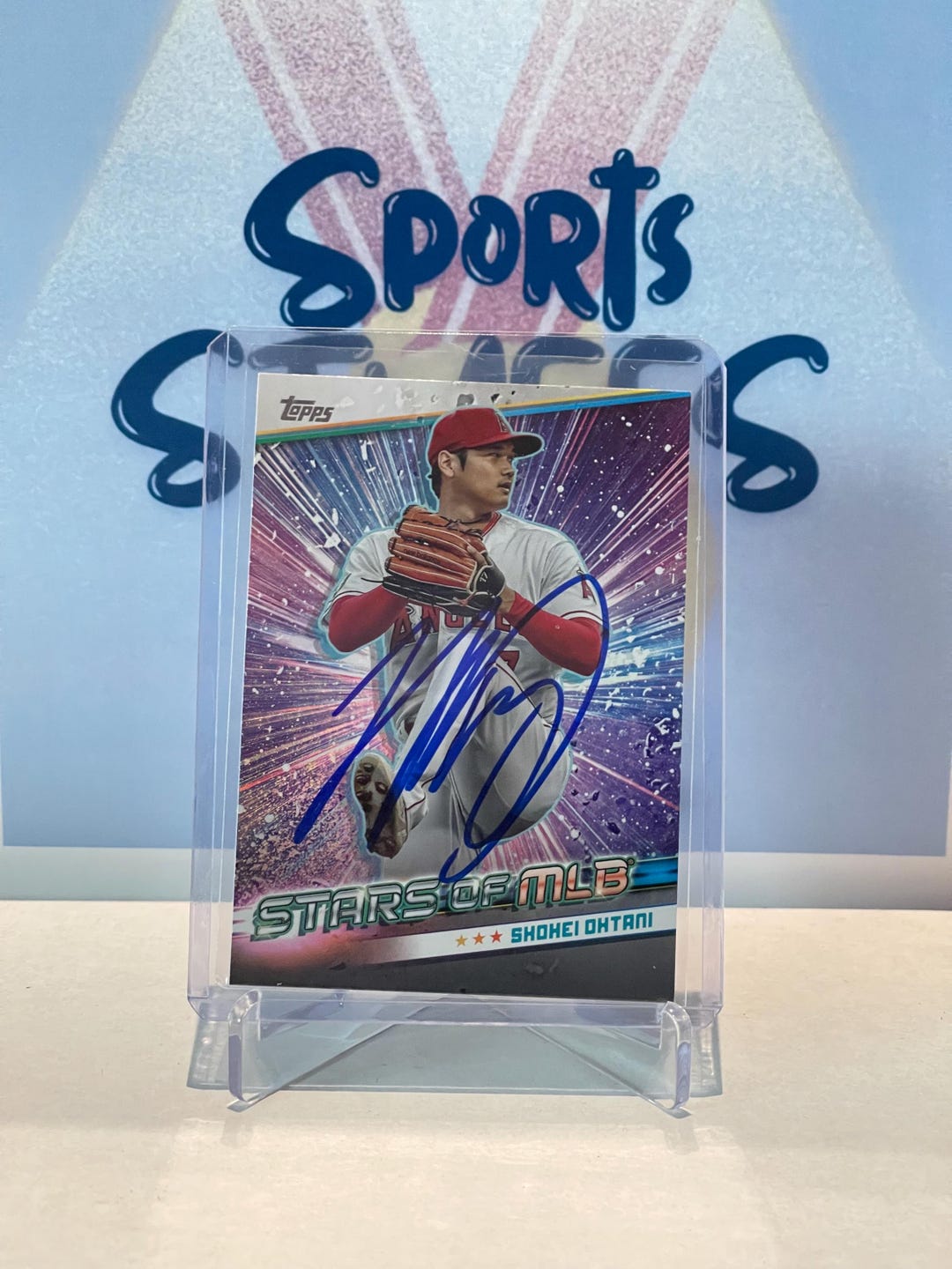Shohei Ohtani Stars On-card Autographed Card - Etsy