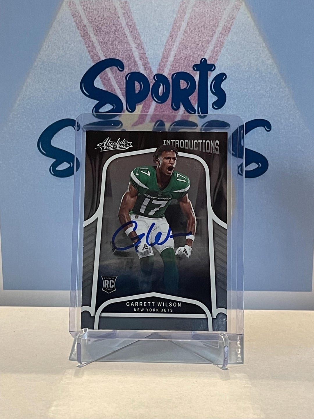 Garrett Wilson On-card Autographed Card - Etsy