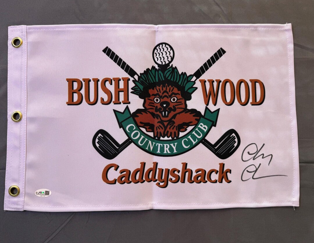 Chevy Chase Signed “caddyshack” Golf Flag With JSA COA - Etsy